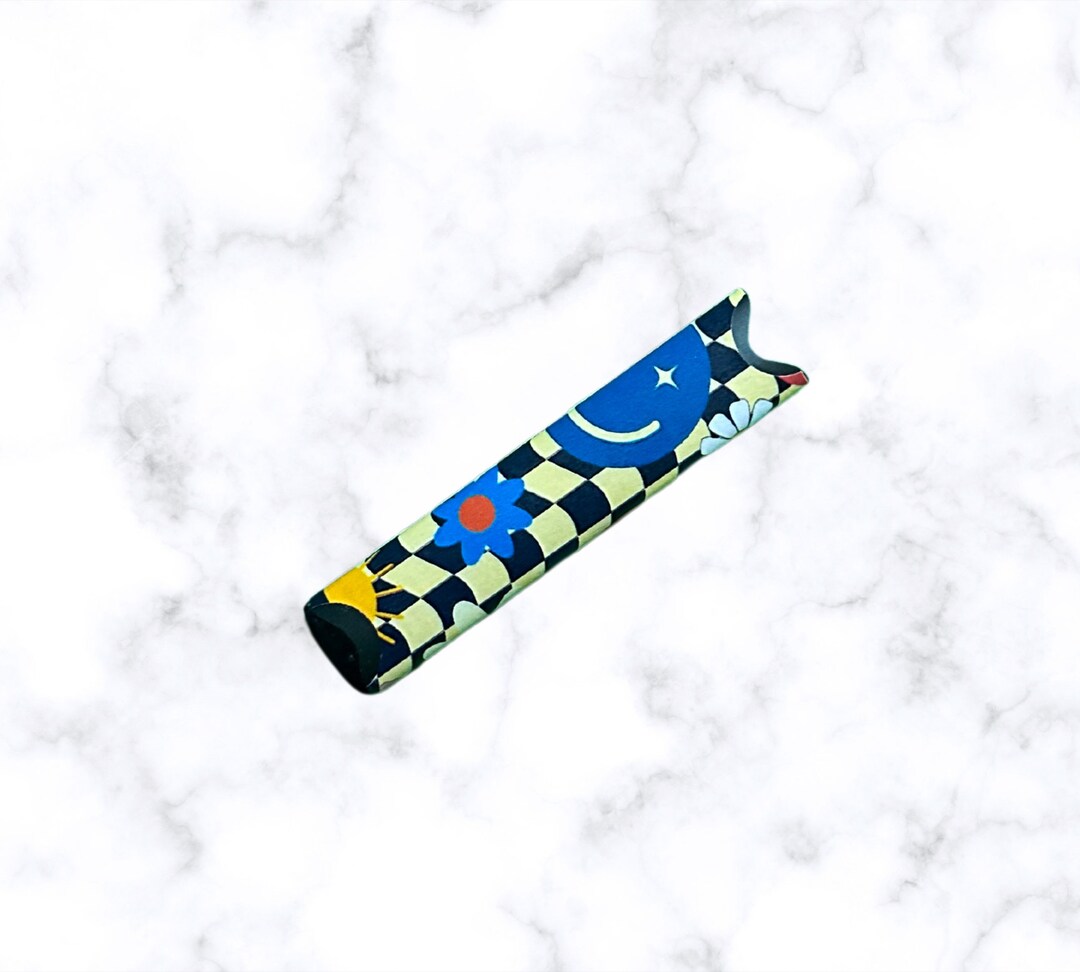 Retro Smiley Face Flower Vuse Decal - Adorable Design for Vapers - High ...