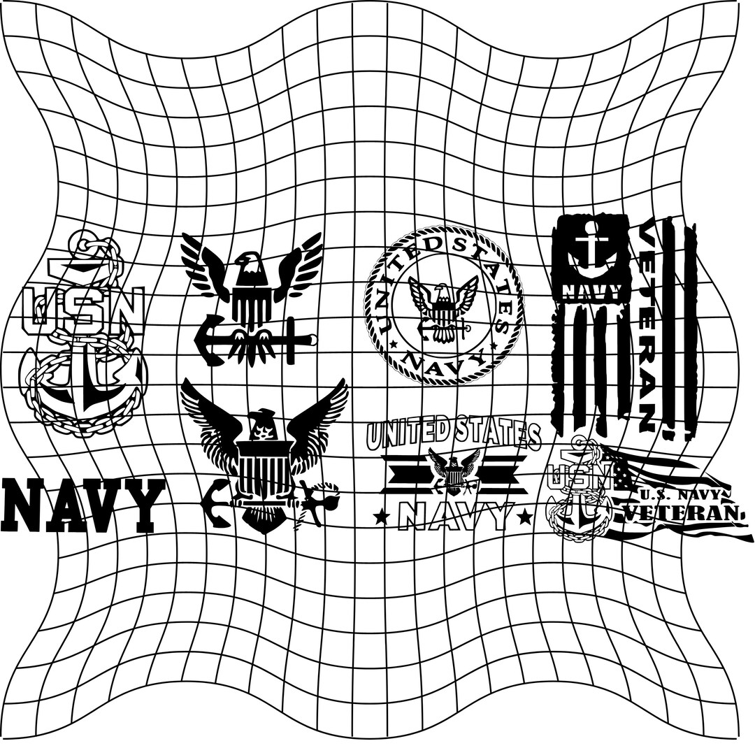 U.S. Navy Design Bundle - Navy Veteran SVG - USN Anchor - Svg, Png ...
