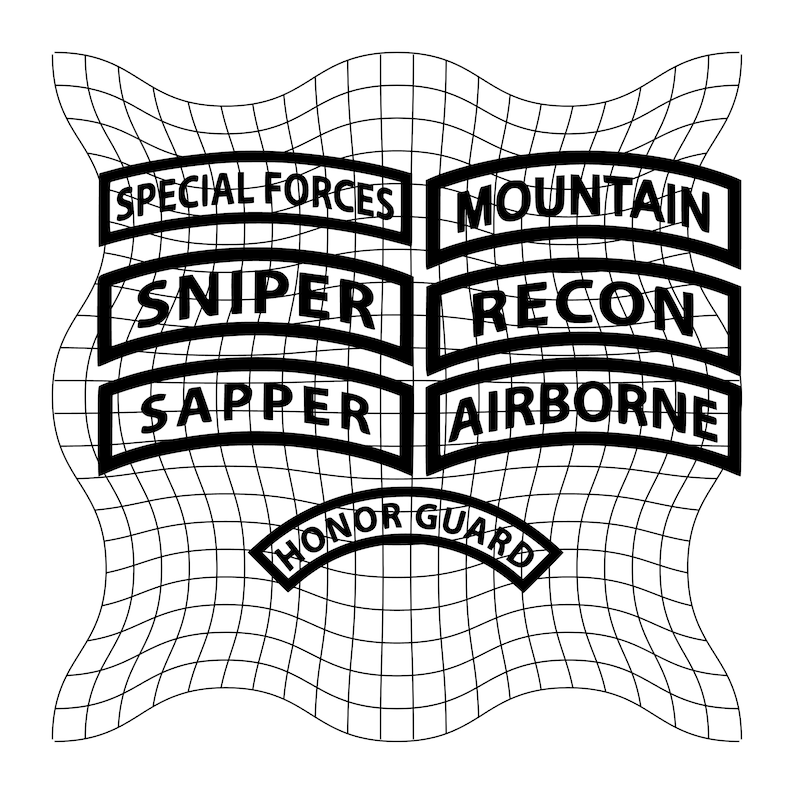 US Army Tab Bundle: Veteran SVG, PNG Files (digital Download) - Etsy
