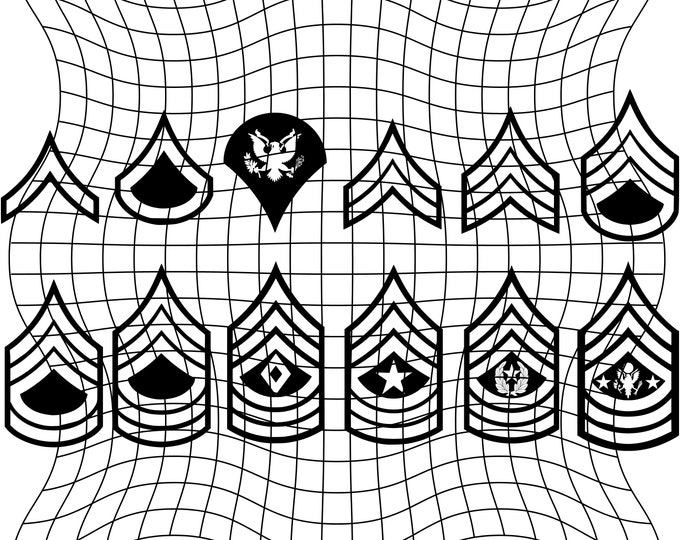 USMC Rank Decal - Etsy