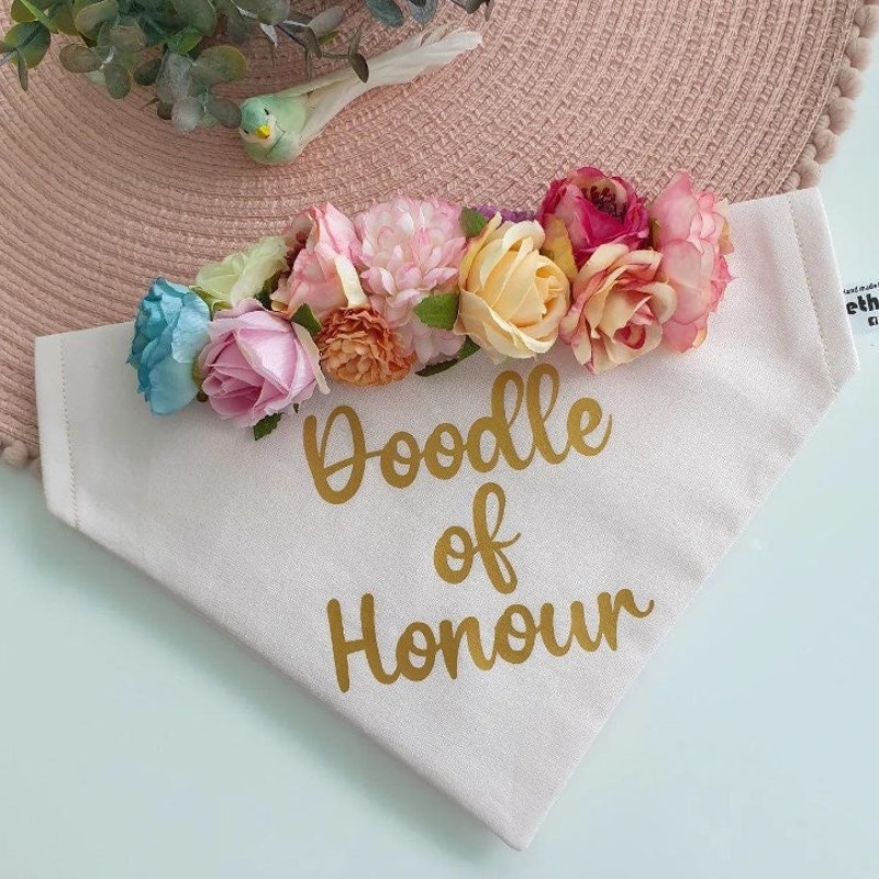 Dog Wedding Bandana - Etsy