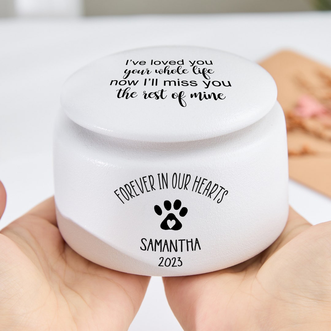 Custom Pet Memorial Urn,modern Pet Ashes Cremation Urn,dog Ashes ...