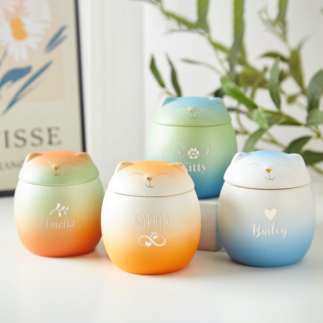 Custom Pet Urn for Cat, Pet Urn for Cats Ashes, Urn for Cats, Urn for ...