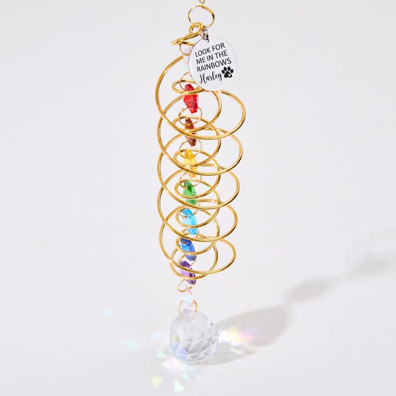 Dog Sun Catcher Hanging - Etsy UK