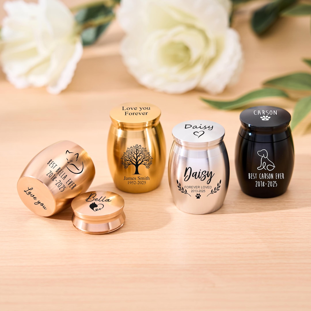 Custom Mini Urn for Dog, Pet Urn for Dogs Ashes, Urn for Dogs, Urn for ...