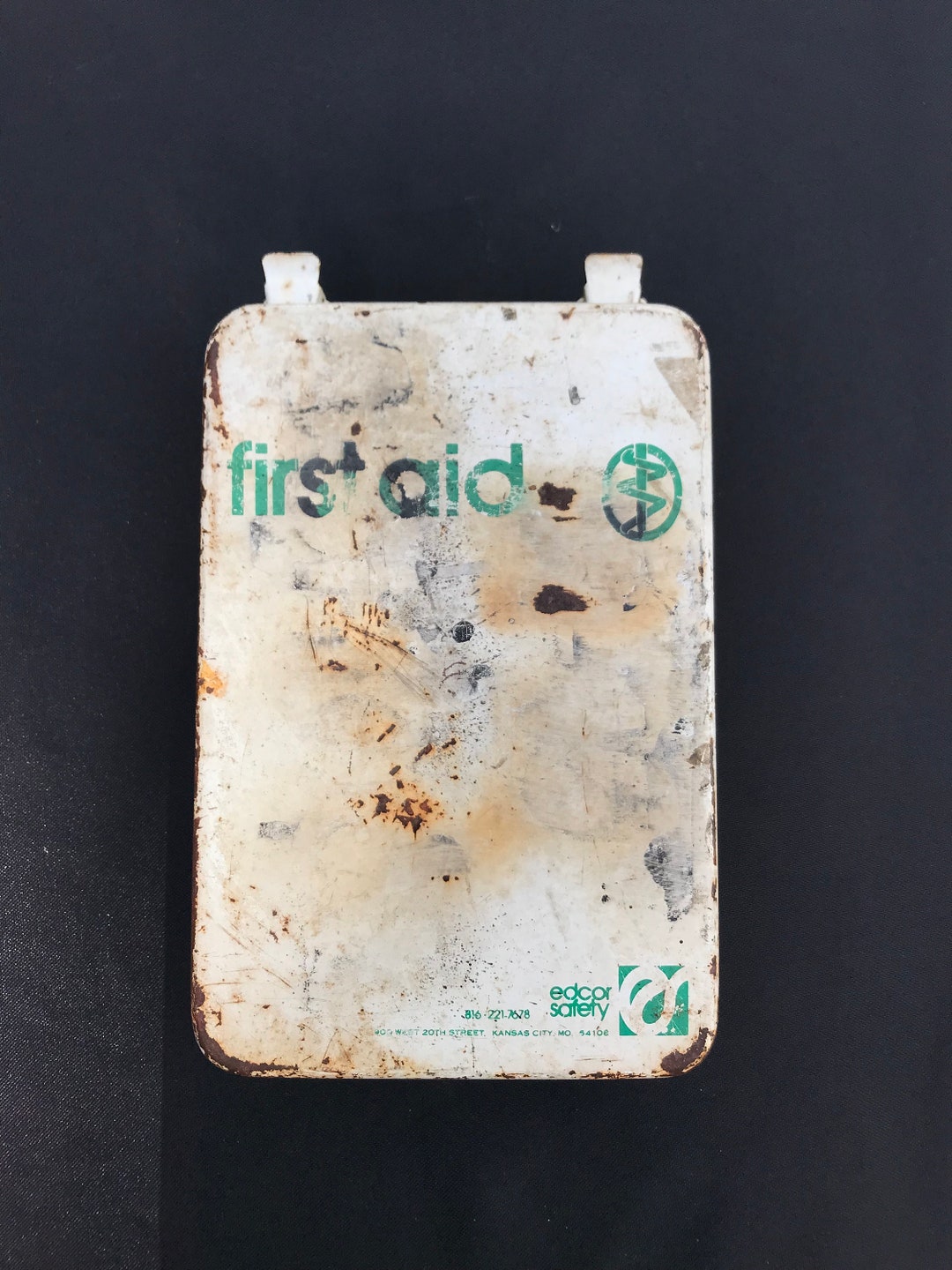 Vintage First Aid Kit Box and Contents Unopened First Aid Kit in Metal ...