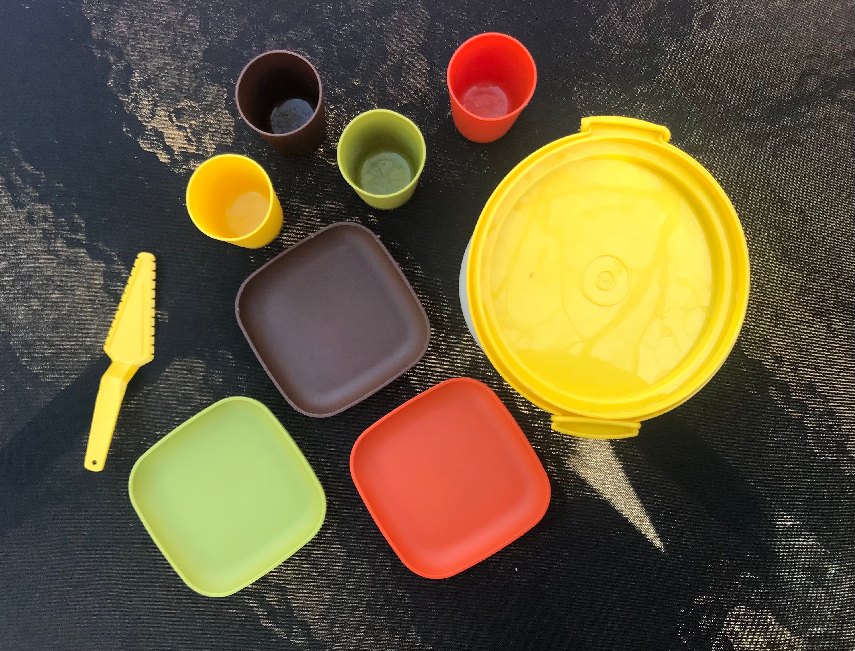 Retro Toys Collectible Tupperware Mini Party Set 70s Kitchen Set ...