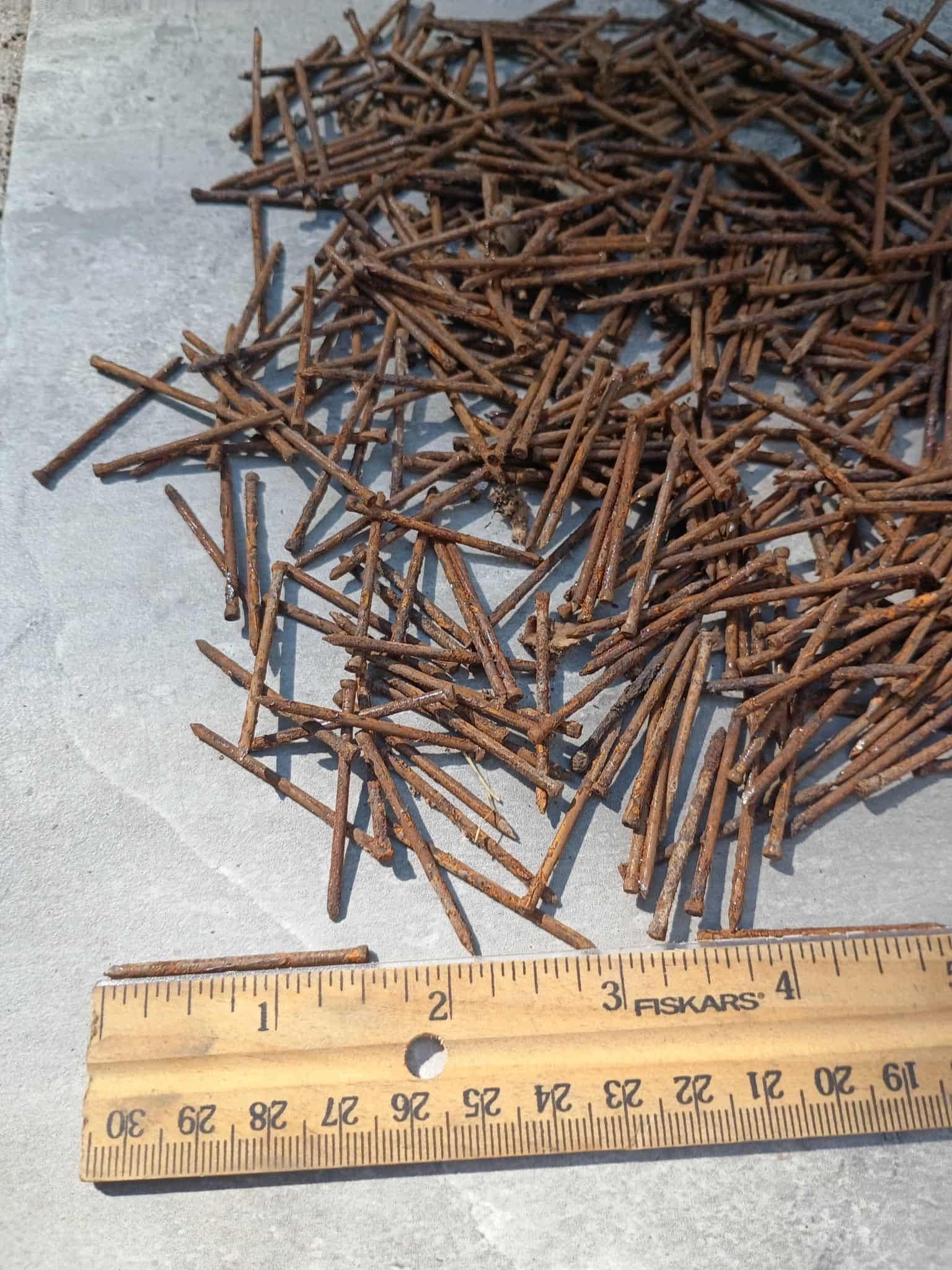 Rusty Nails 30 Vintage Rusted Nails 1.5 Inch Nails Mixed Media Supplies ...