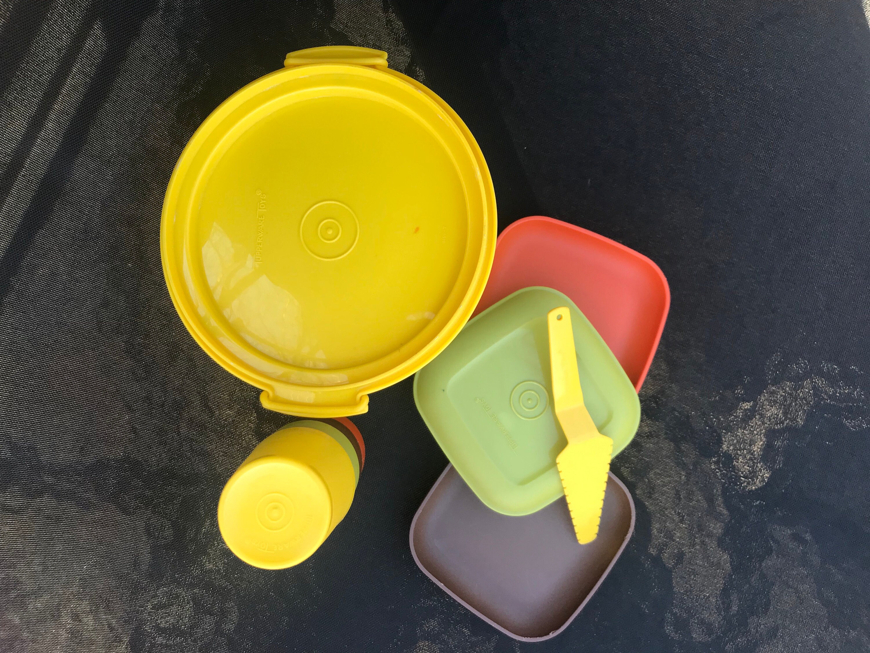 Retro Toys Collectible Tupperware Mini Party Set 70s Kitchen Set ...