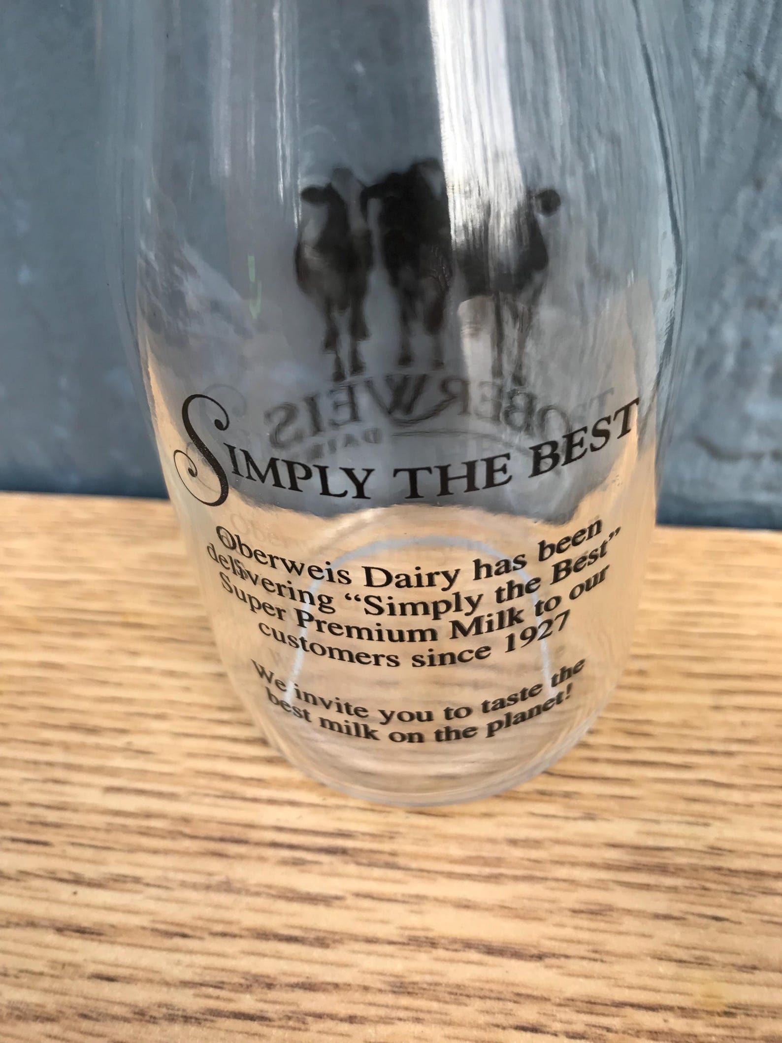 Vintage Milk Bottles Half Pint Milk Bottles Oberweis Dairy Bottle Set ...
