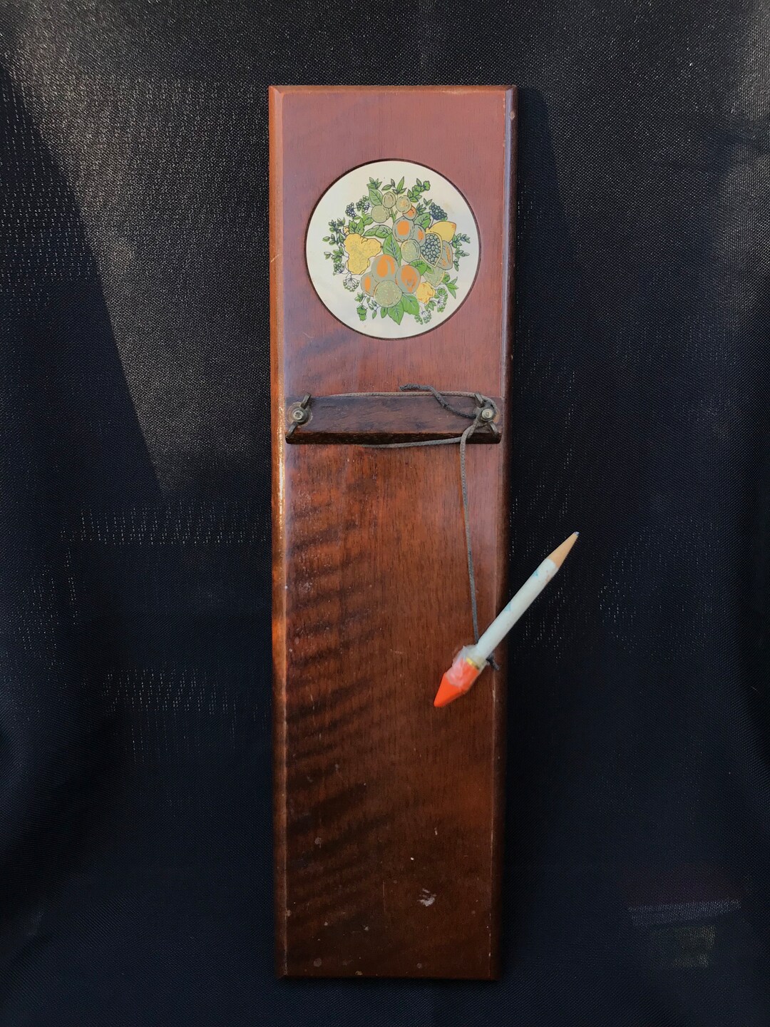 Wooden Memo Board Housewarming Gift Kitchen Grocery List Pad Holder ...