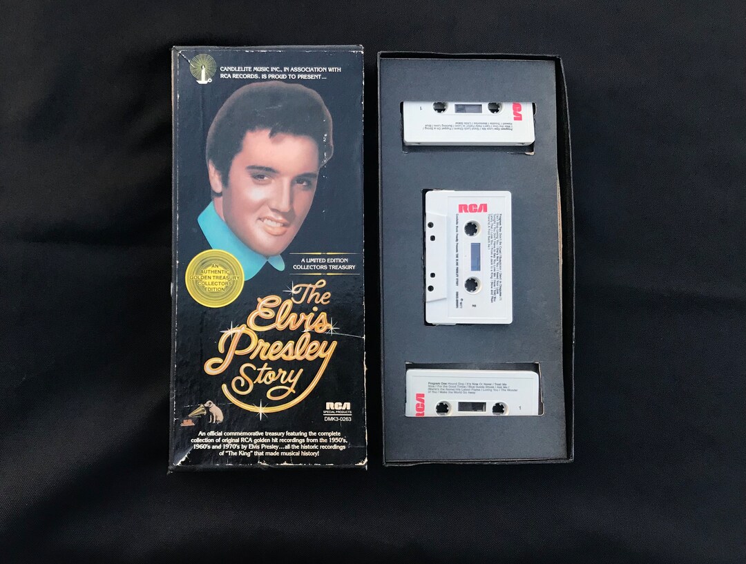 Elvis Presley Collectible Cassette Tapes the Elvis Presley Story 3 Tape ...