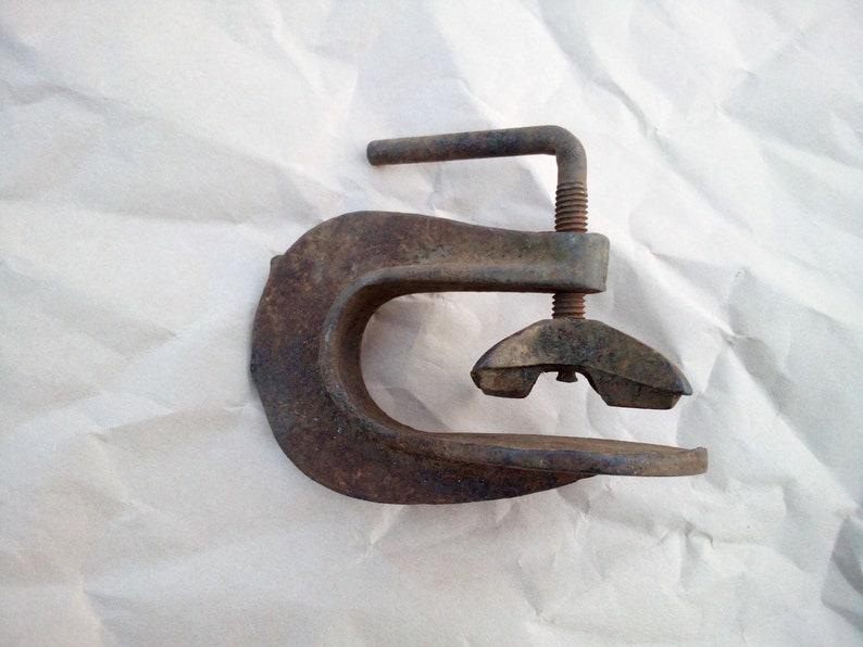 Antique Rusty Automotive Tool Rusted Yard Art Vintage Shaler Tool Tire ...