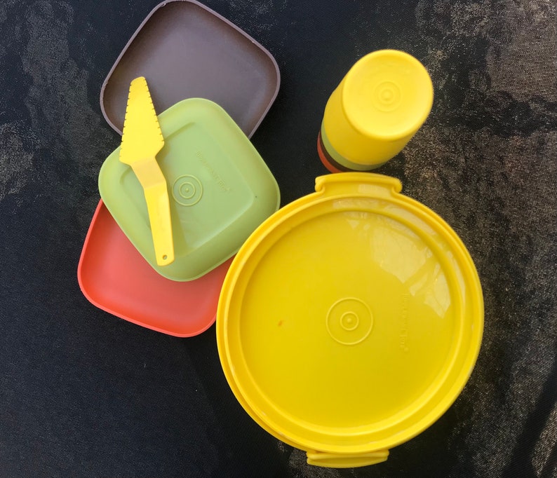 Retro Toys Collectible Tupperware Mini Party Set 70s Kitchen Set ...