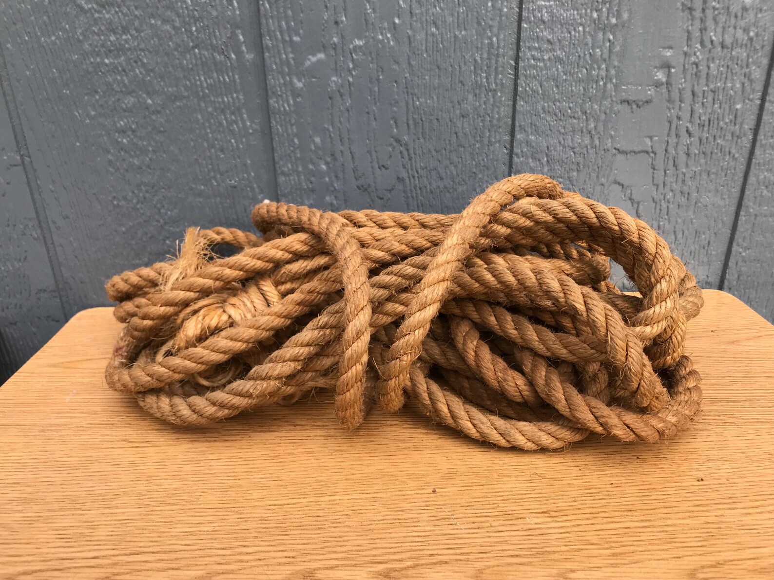 Antique Barn Rope 35 Foot Long Old Rope Western Decor Hanging Rope ...