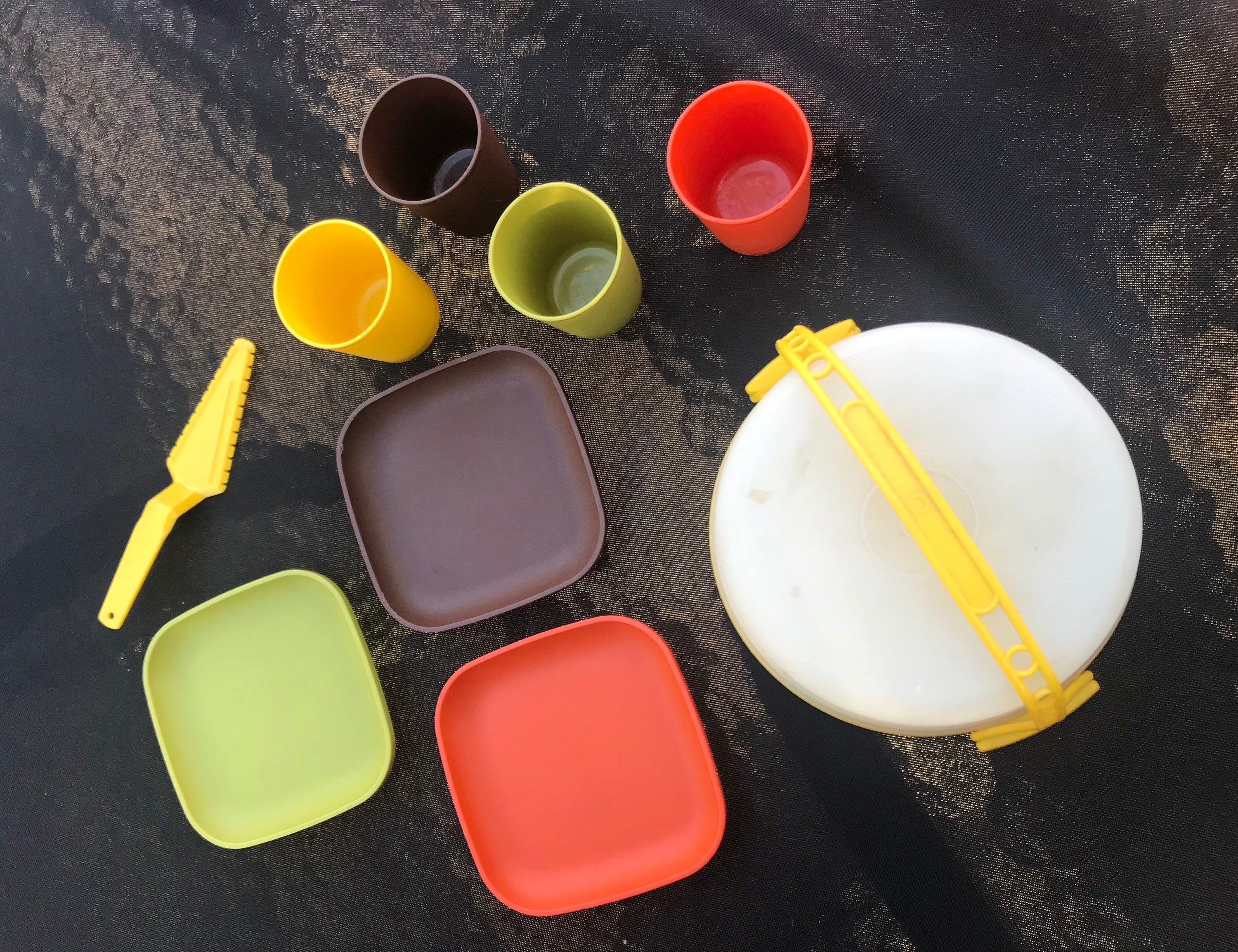 Retro Toys Collectible Tupperware Mini Party Set 70s Kitchen Set ...