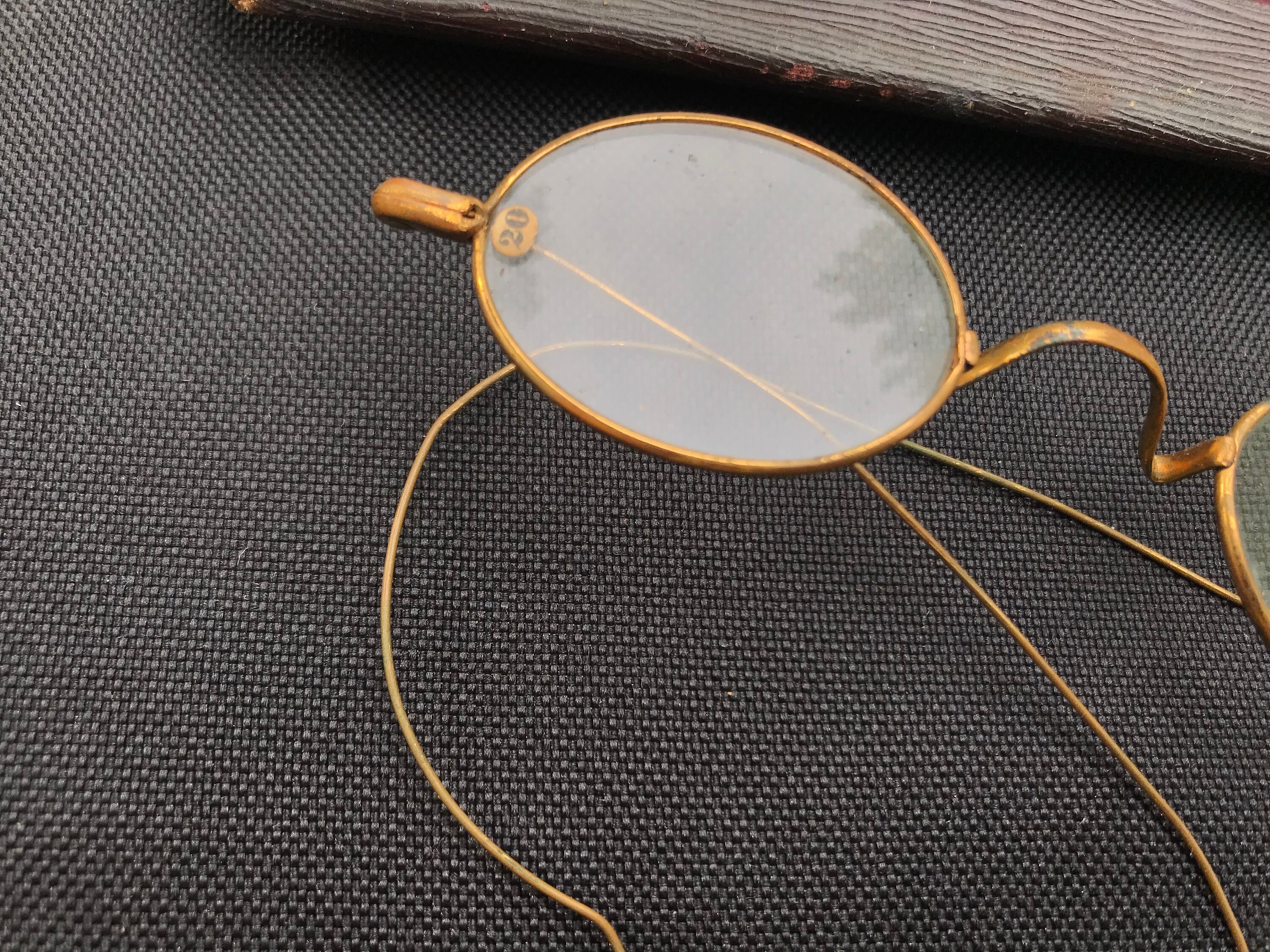 Antique Glasses Victorian Wire Rim Specticals Vintage Library ...