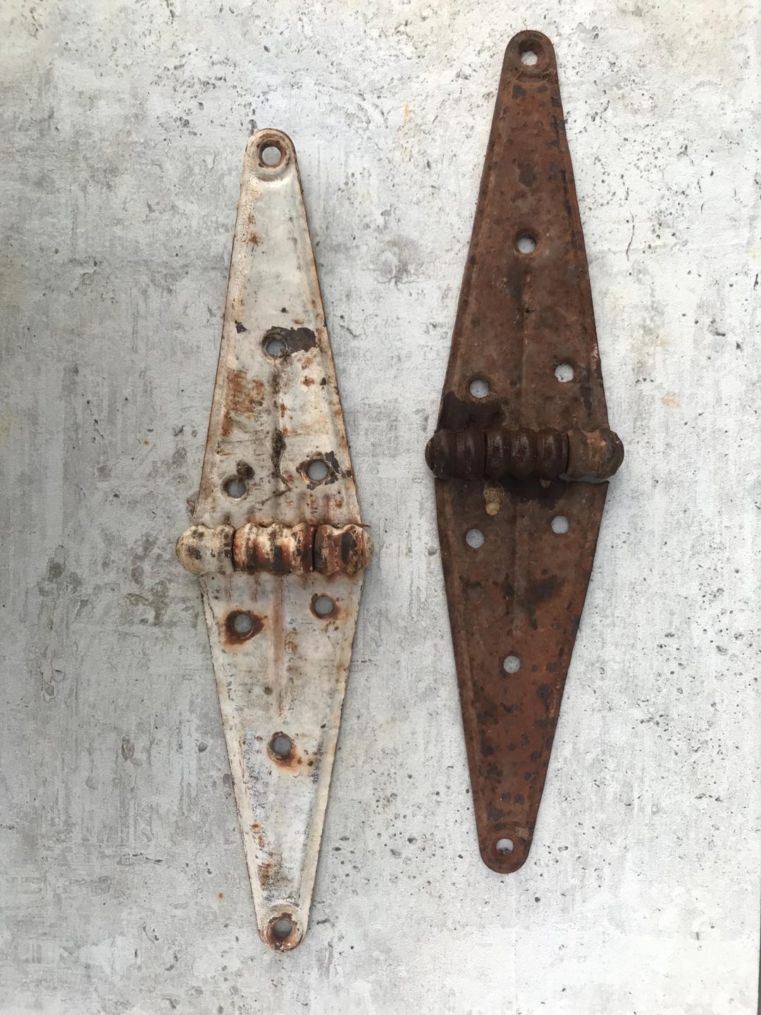Antique Old Rusty Metal Hinges Rusty Metal Farmhouse Barn Door Hinges ...
