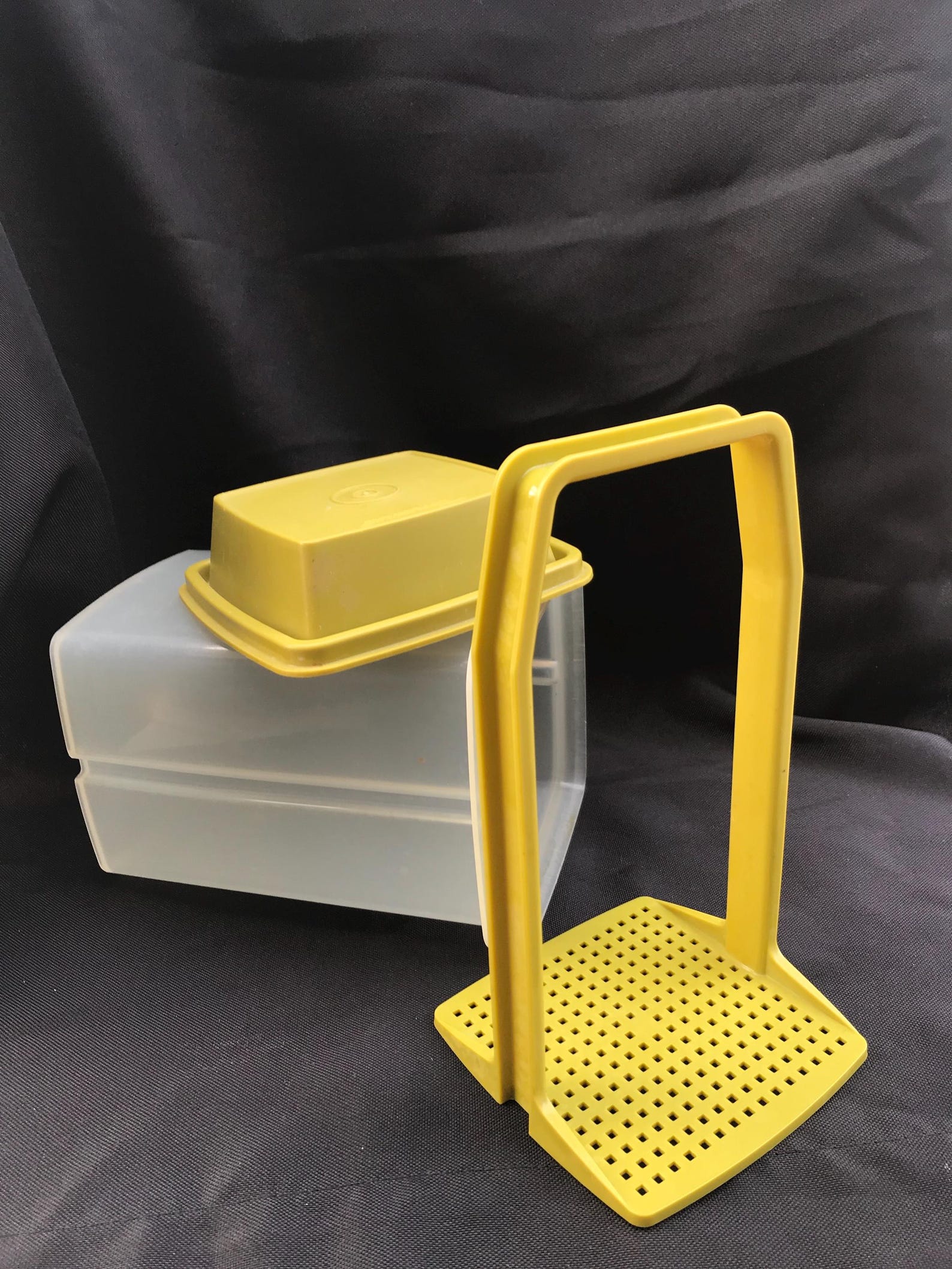 Tupperware Container Vintage Green Tupperware With Lid 1950s Strainer 3 ...