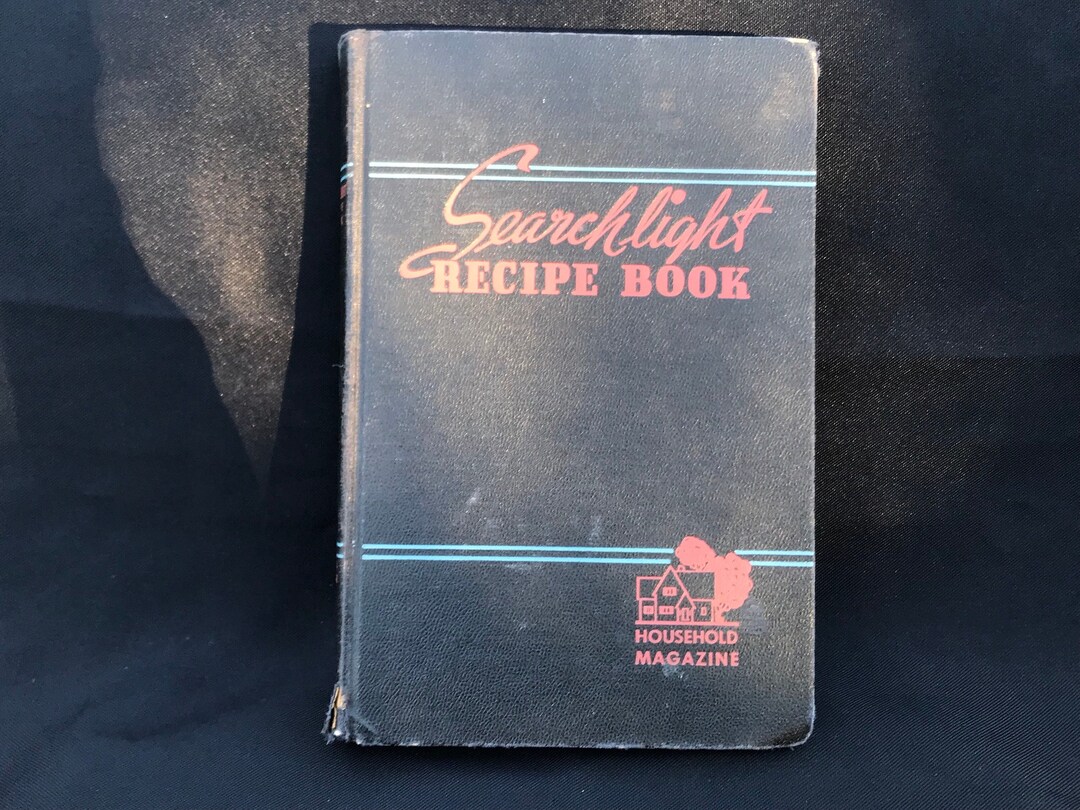 Antique Cook Book Gift for Cook Searchlight Recipe Book 1940s Cookbook ...
