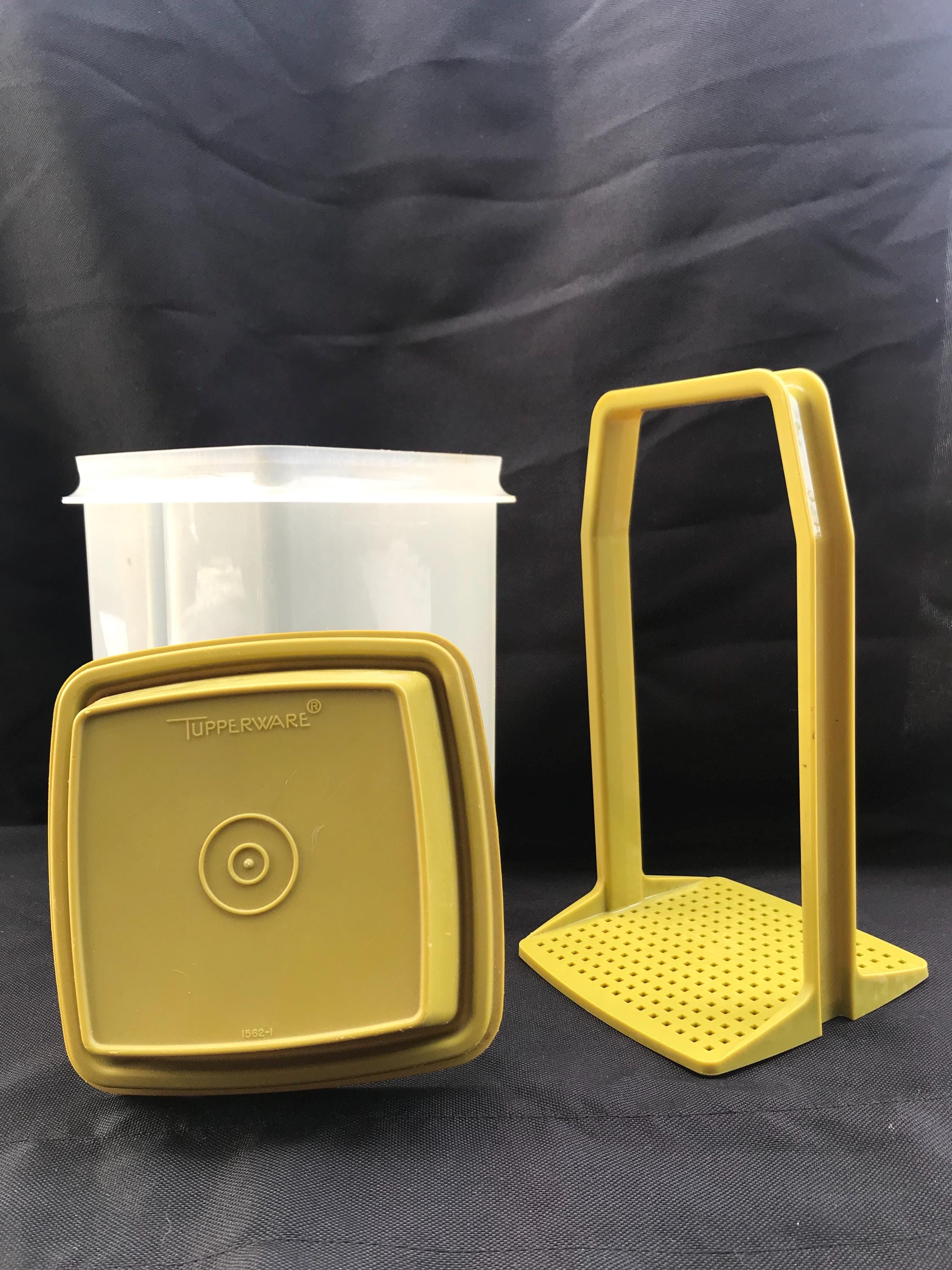 Tupperware Container Vintage Green Tupperware With Lid 1950s Strainer 3 ...