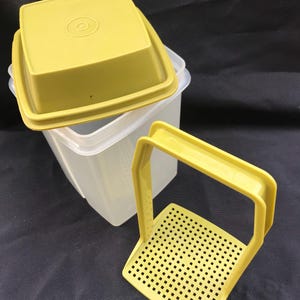 Tupperware Container Vintage Green Tupperware With Lid 1950s Strainer 3 ...