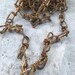 Vintage Rusty Chain 11 Foot Long Rusted Farm Chain Rusty Metal Outdoor ...