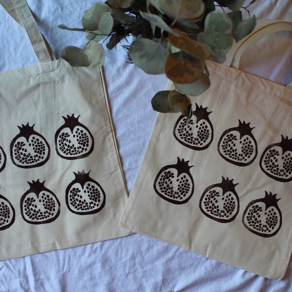 Hand Printed Bag - Etsy