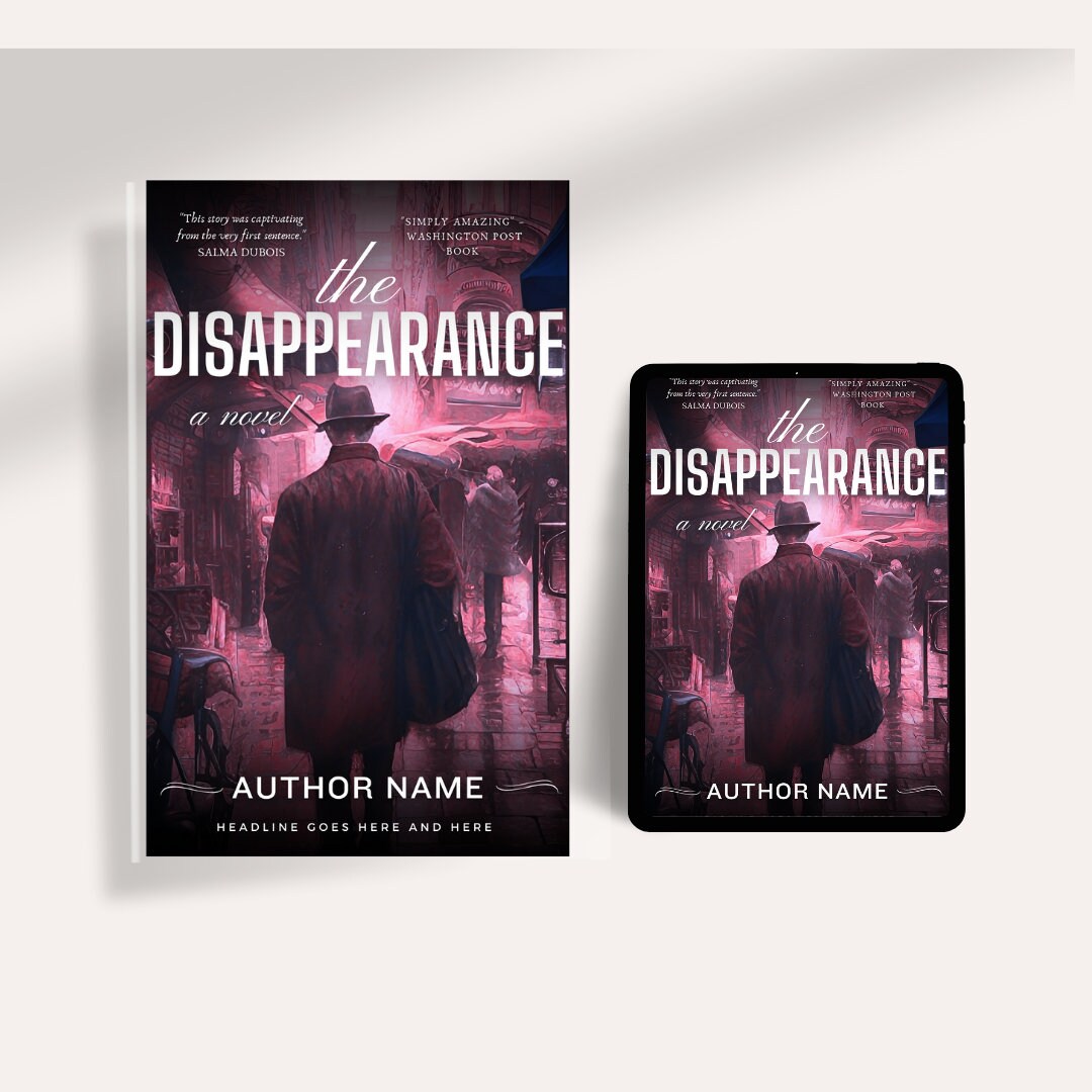 Premade Mystery Horror General Fiction Book Cover - Etsy