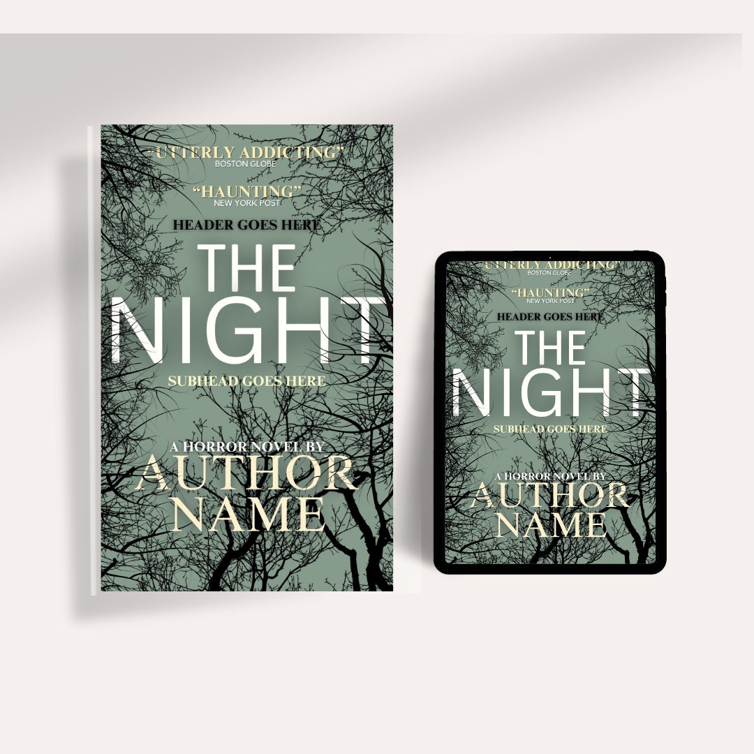 Premade Mystery, Horror, General Fiction Book Cover - Etsy