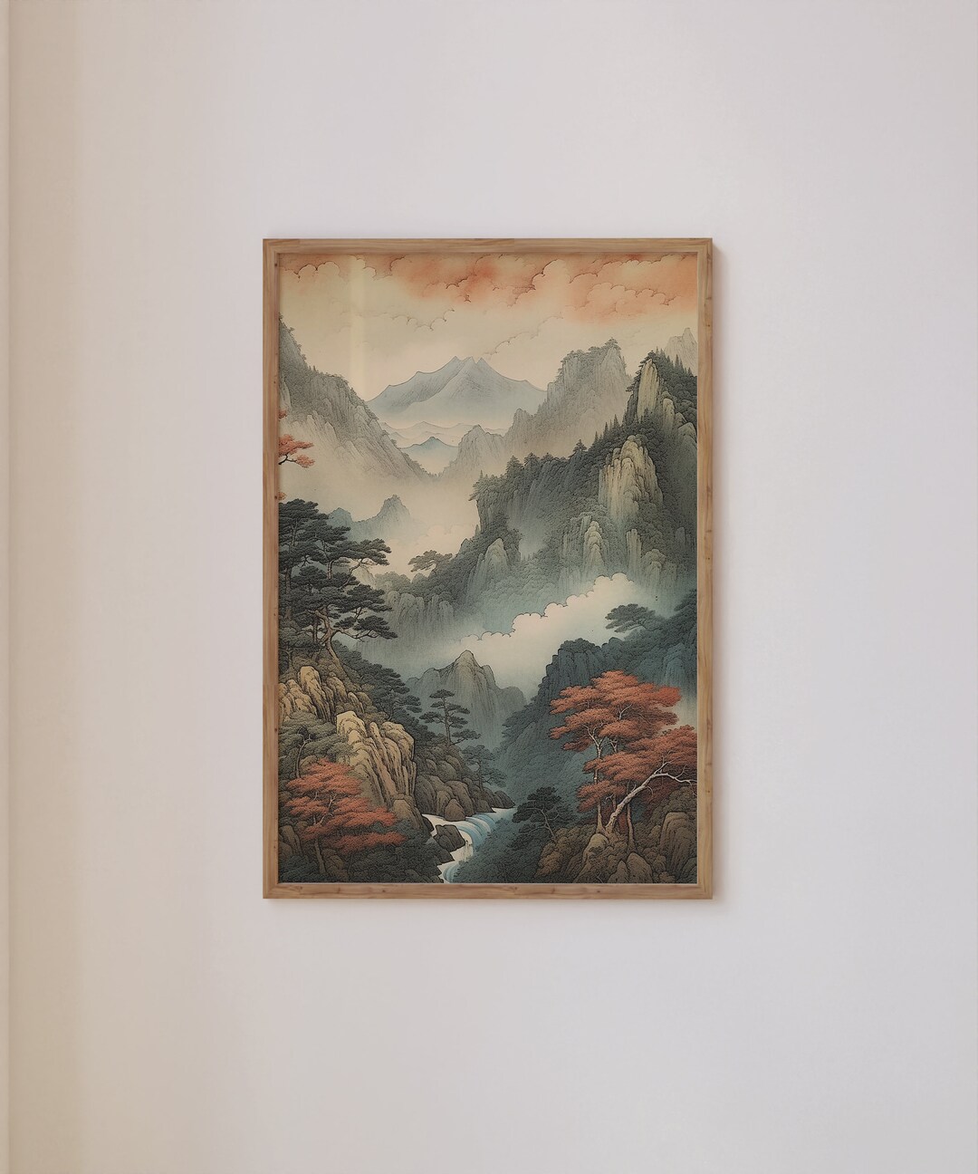 Edo Period Print Japanese Print Japan Wall Art Poster japan Art ...