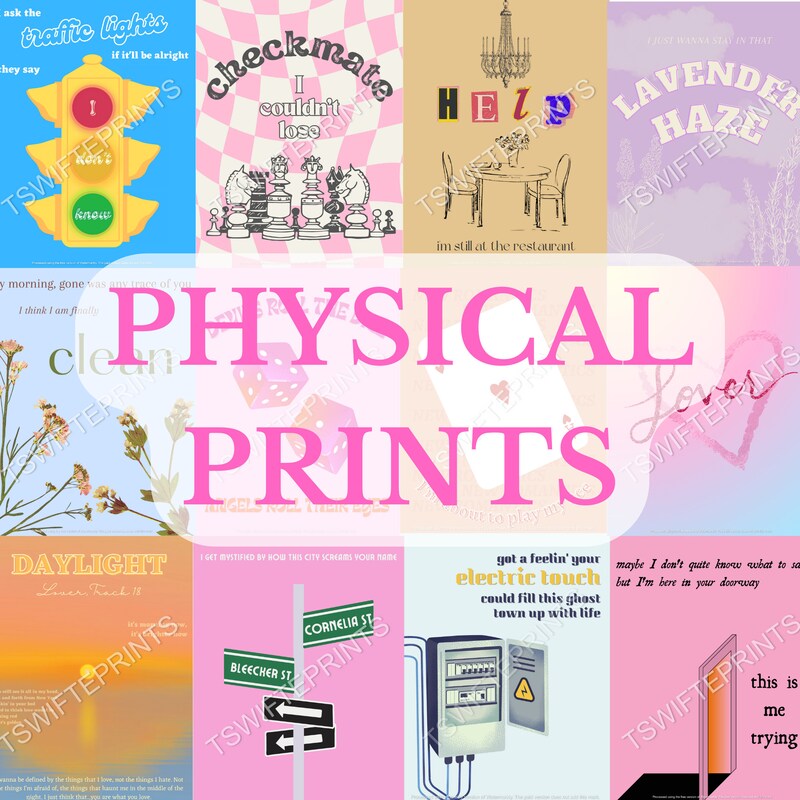 Taylor Swiftie Lyric Poster - Etsy