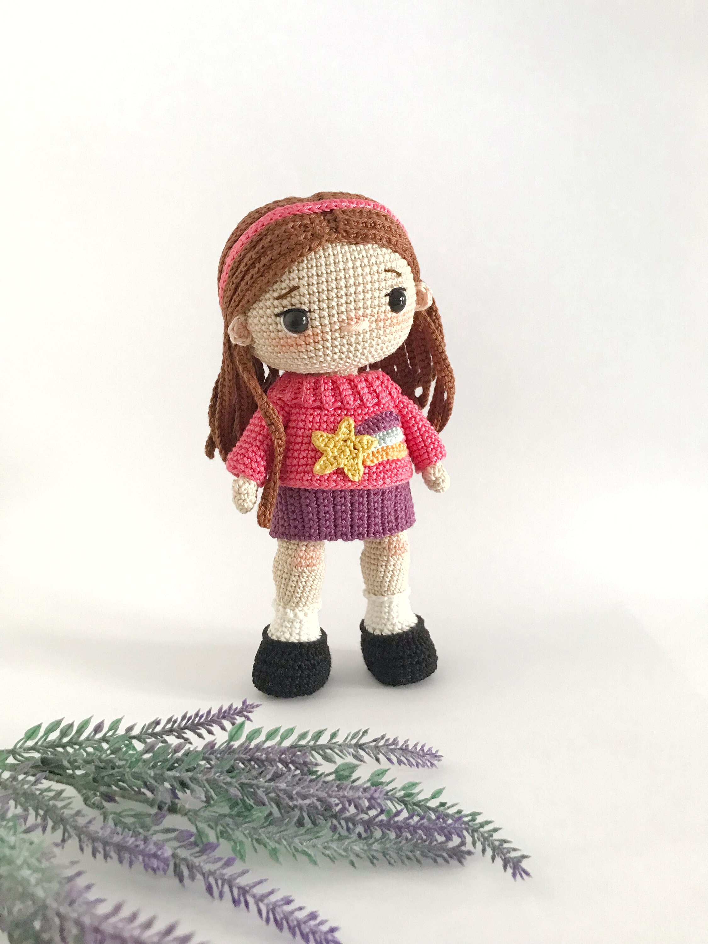 Handmade Mabel Pines Amigurumi Crochet Toy – Soft Plush Doll – Gravity ...