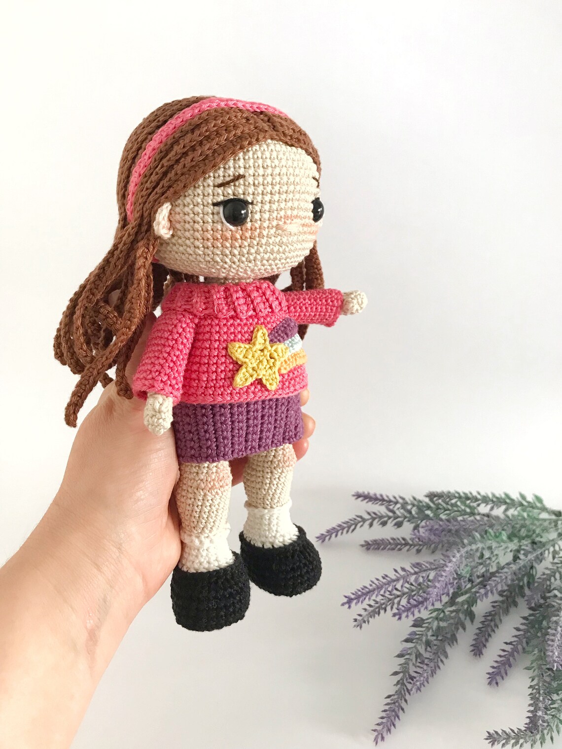 Handmade Mabel Pines Amigurumi Crochet Toy – Soft Plush Doll – Gravity ...