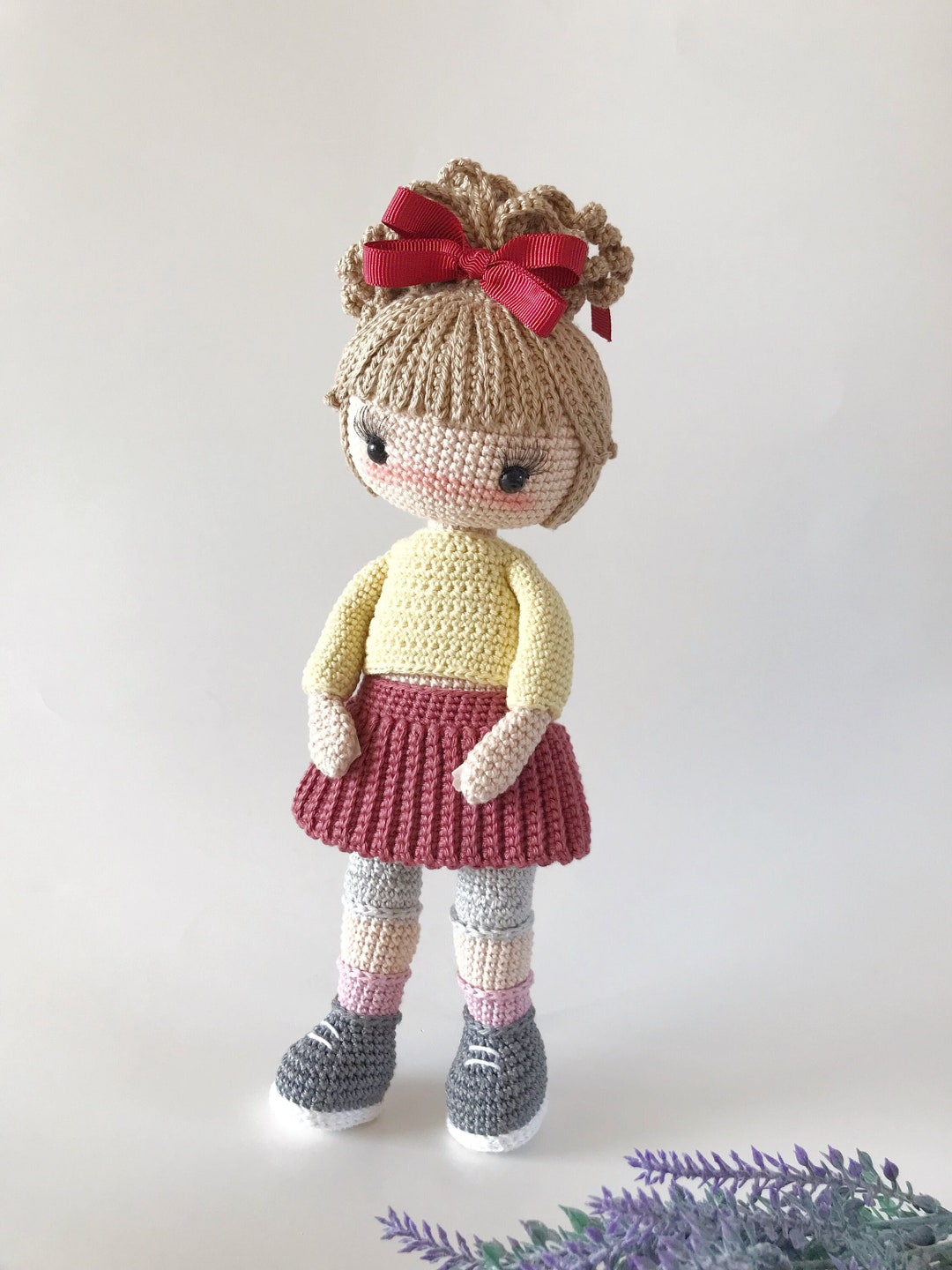 Handmade Michelle Amigurumi Crochet Toy Adorable Stuffed Doll Perfect ...