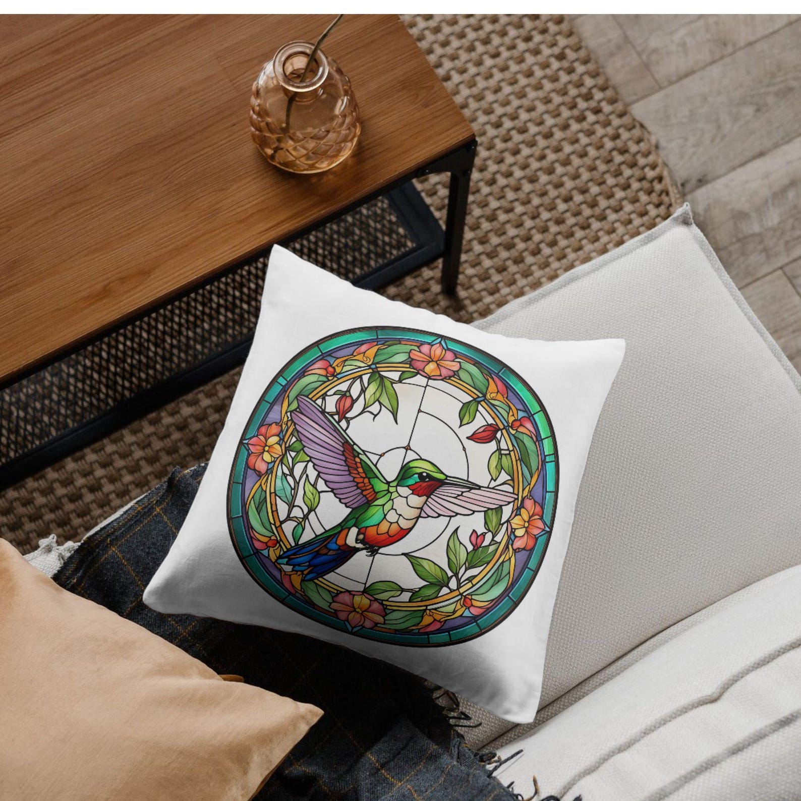 10 Stained Glass Window Clipart - Circle Designs With Flowers, Birds ...