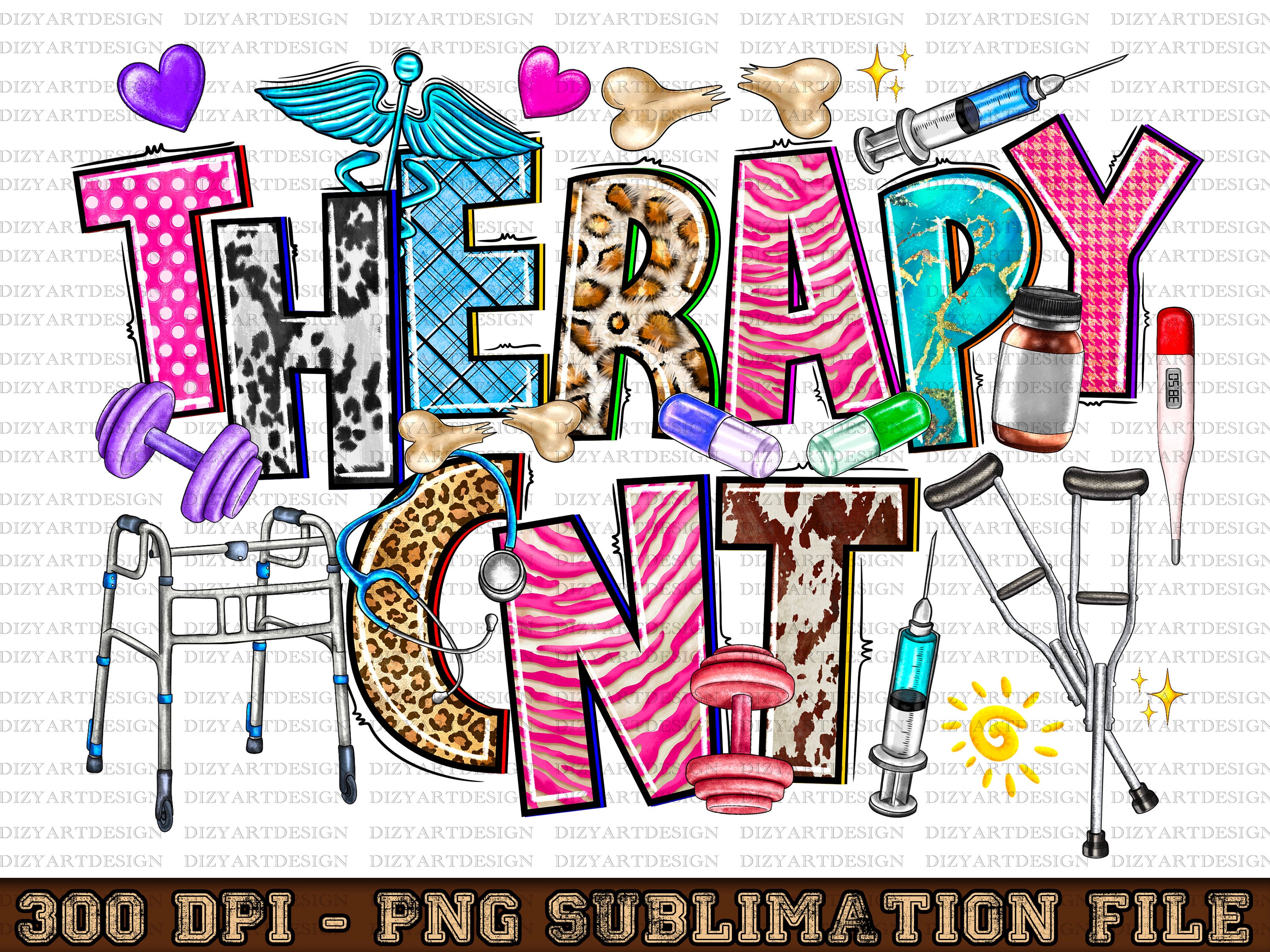 Therapy CNT Png Nurse Therapy Png Nurse Png CNT - Etsy