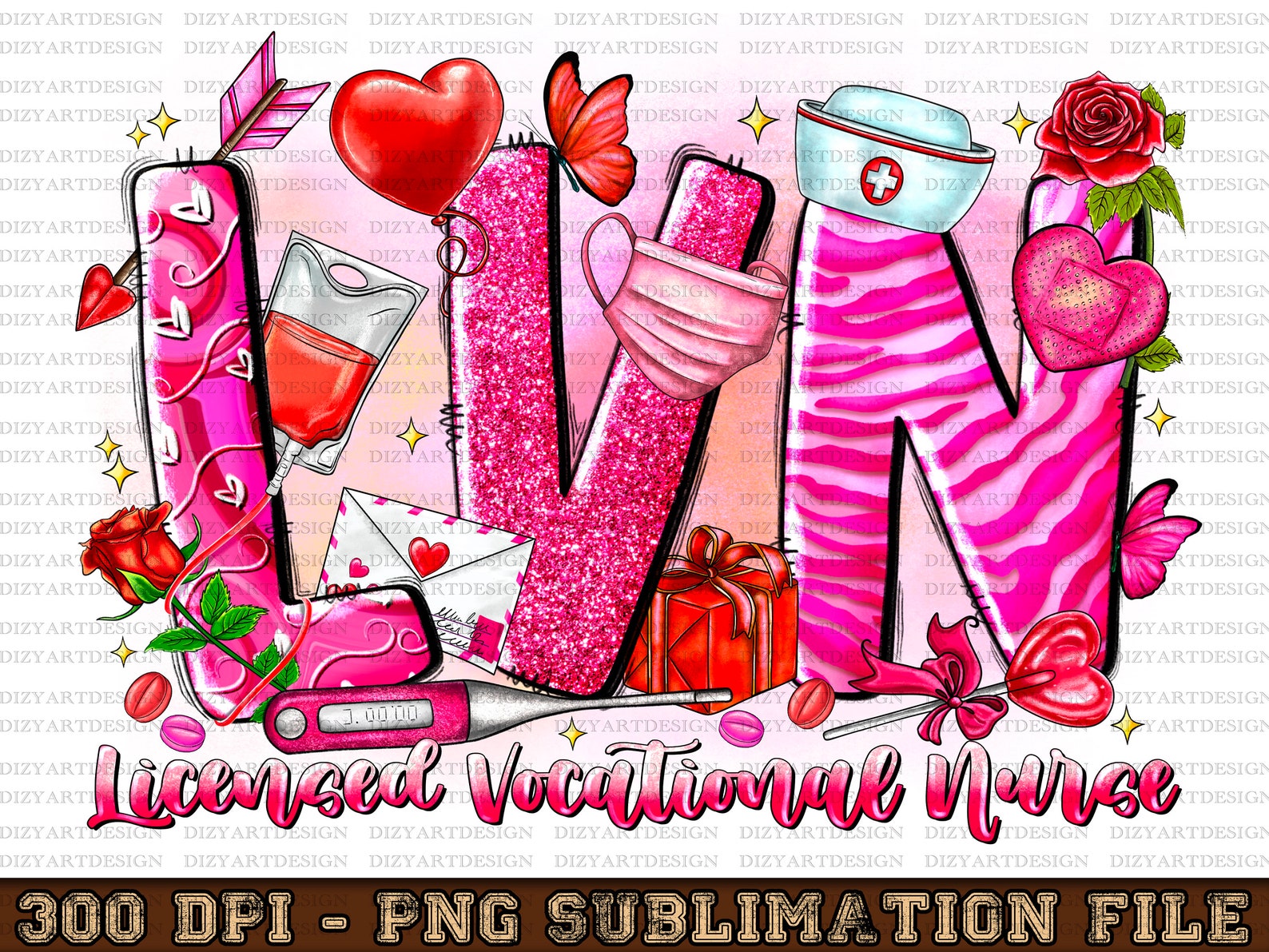 Lvn Licensed Vocational Nurse Png, Sublimation Design Download, Lvn ...