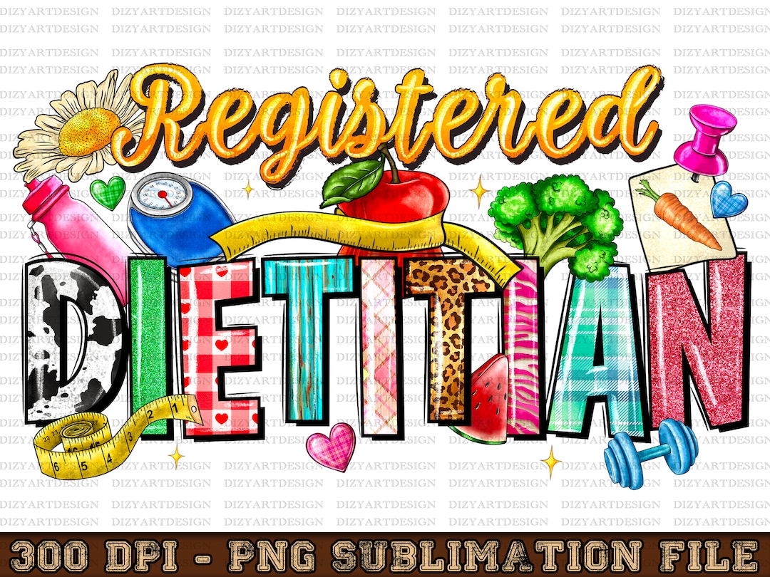 Registered Dietitian Png Sublimate Designs Download, Western Registered ...