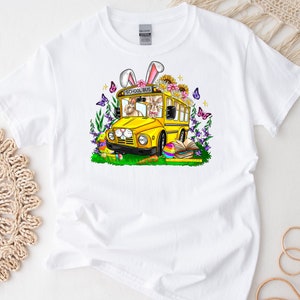Happy Easter School Bus Driver Png, Teacher Png, Sublimation, Easter ...