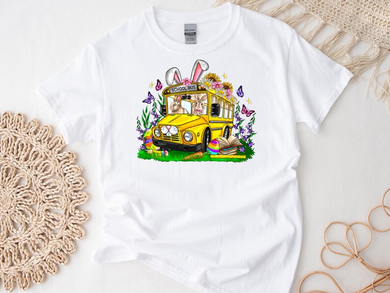 Happy Easter School Bus Driver Png, Teacher Png, Sublimation, Easter ...