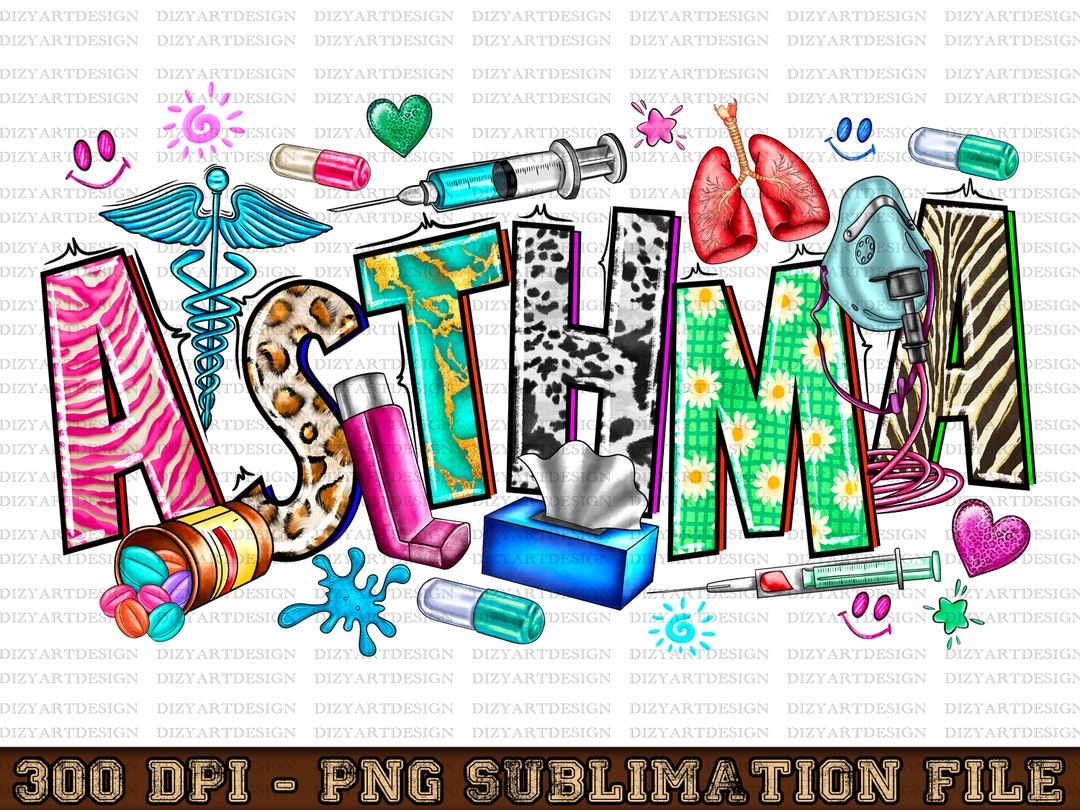 Asthma Png, Sublimation Design Download, Medical Png, Western Png ...