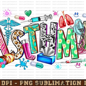 Asthma Png, Sublimation Design Download, Medical Png, Western Png ...