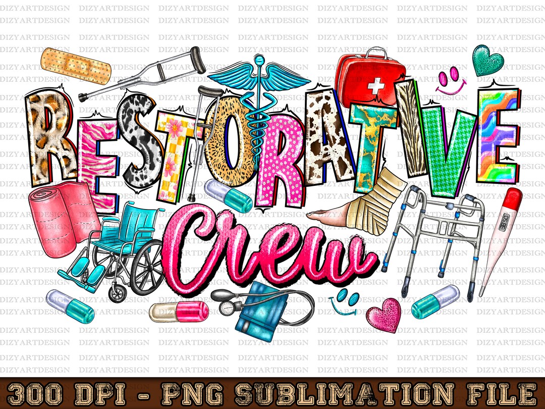Restorative Crew Png, Restorative Png, Therapist Png, Rehab Squad Png ...