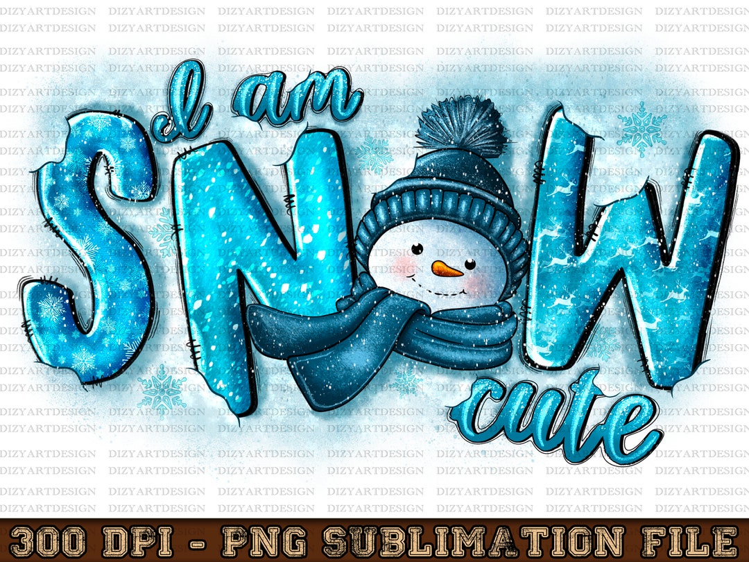 I Am Snow Cute Png, Winter Season Png, Christmas Png, Ice Cubes Png ...