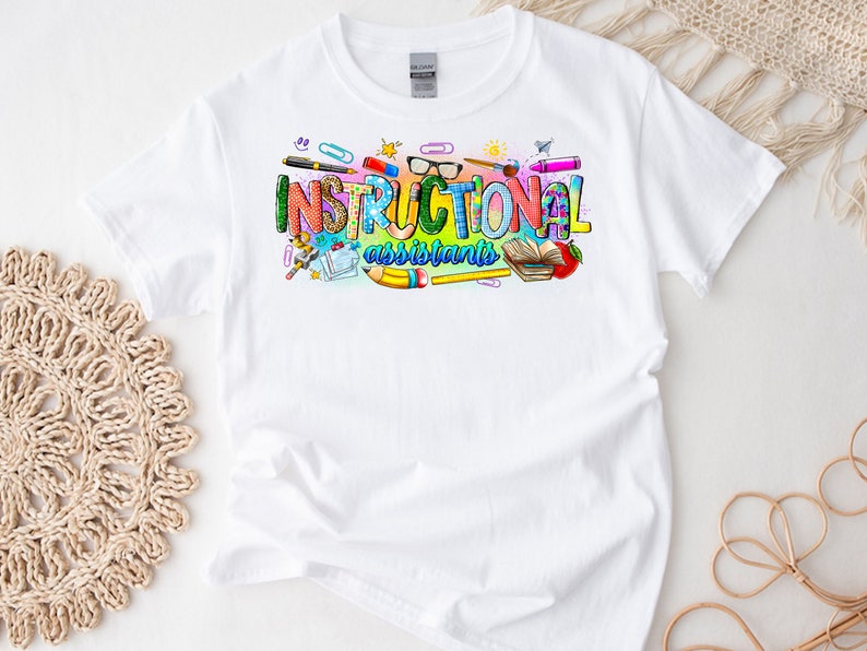 Instructional Assistant Png Sublimation Design Download, Teacher's Day ...
