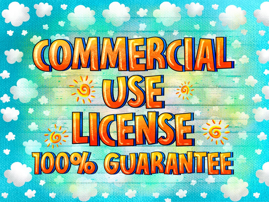 Commercial Use License for Any and All Files - Etsy