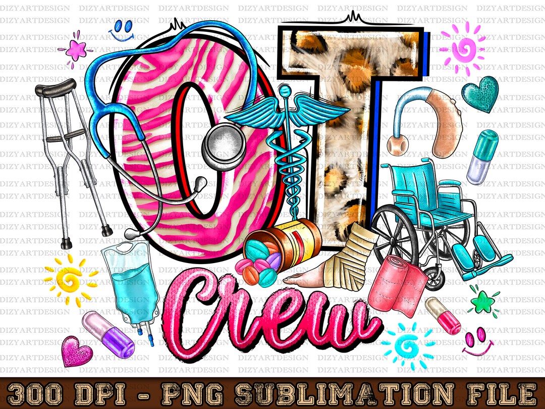 Ot Crew Png, Ot Crew Png, Ot Crew Png, Ot Crew Nurse, Retro Nurse Ot Crew Png, PNG Sublimation ...