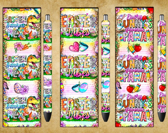 Easter Day Pen Wraps Png, Pen Wraps Png, Easter Pen Wrap Png, Egg Pen ...