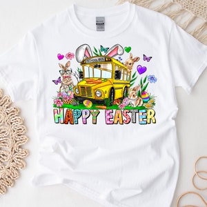 Happy Easter School Bus Driver Png, Teacher Png, Sublimation, Easter ...